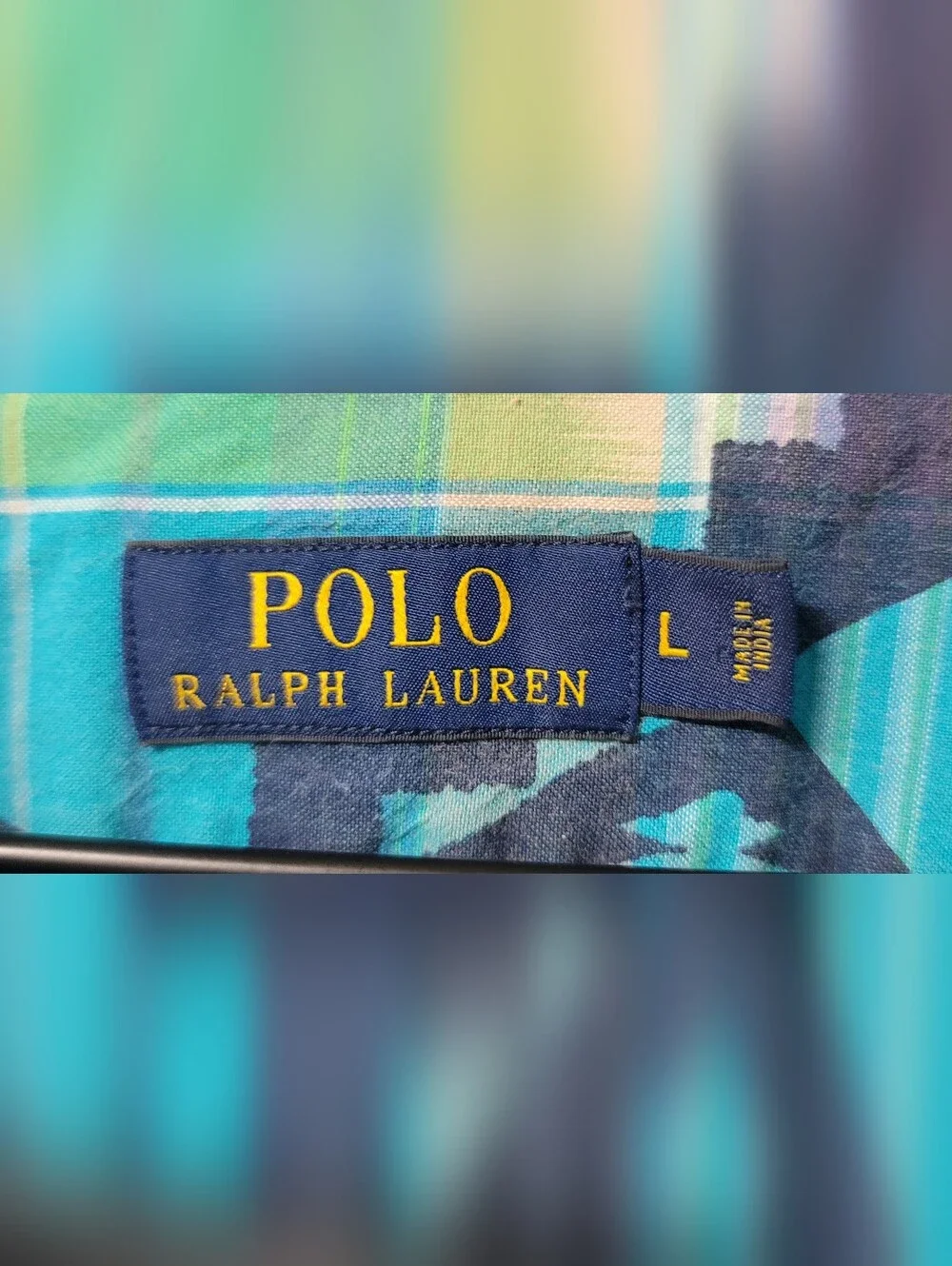 Polo Ralph Lauren | Shirts | Polo Ralph Lauren Camp Shirt Blue Aztec ...